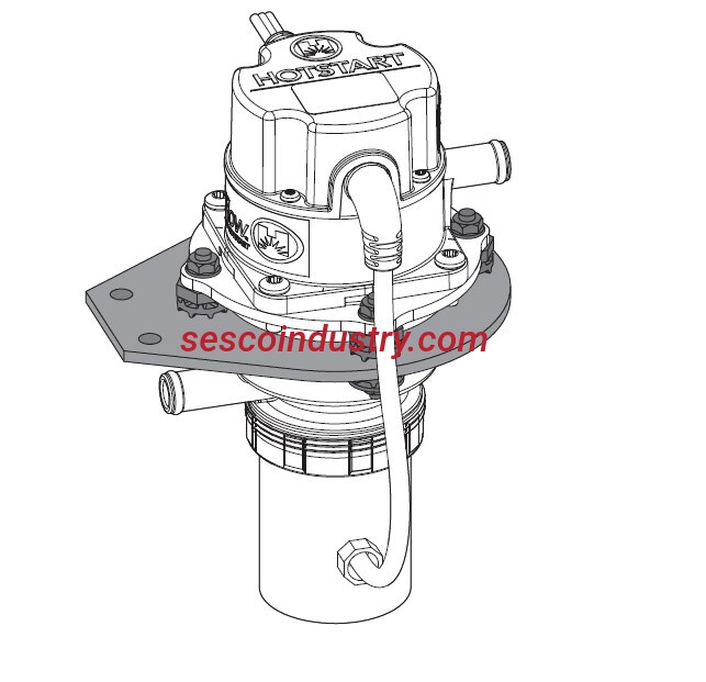 Hotstart Engine Coolant Heater with EURO Plug CTM15210-E00 | SESCO B.V.